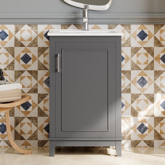 Compact Design - Overflow Prevention System - Small Bathroom Furnishing ...