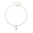 Compact Design Triangular Crystal Crosses Necklace Ideal For Harmonious ...