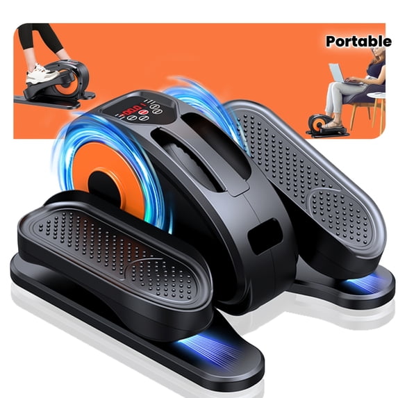 Compact Under Desk Elliptical Machine for Seniors - Quiet Portable ...
