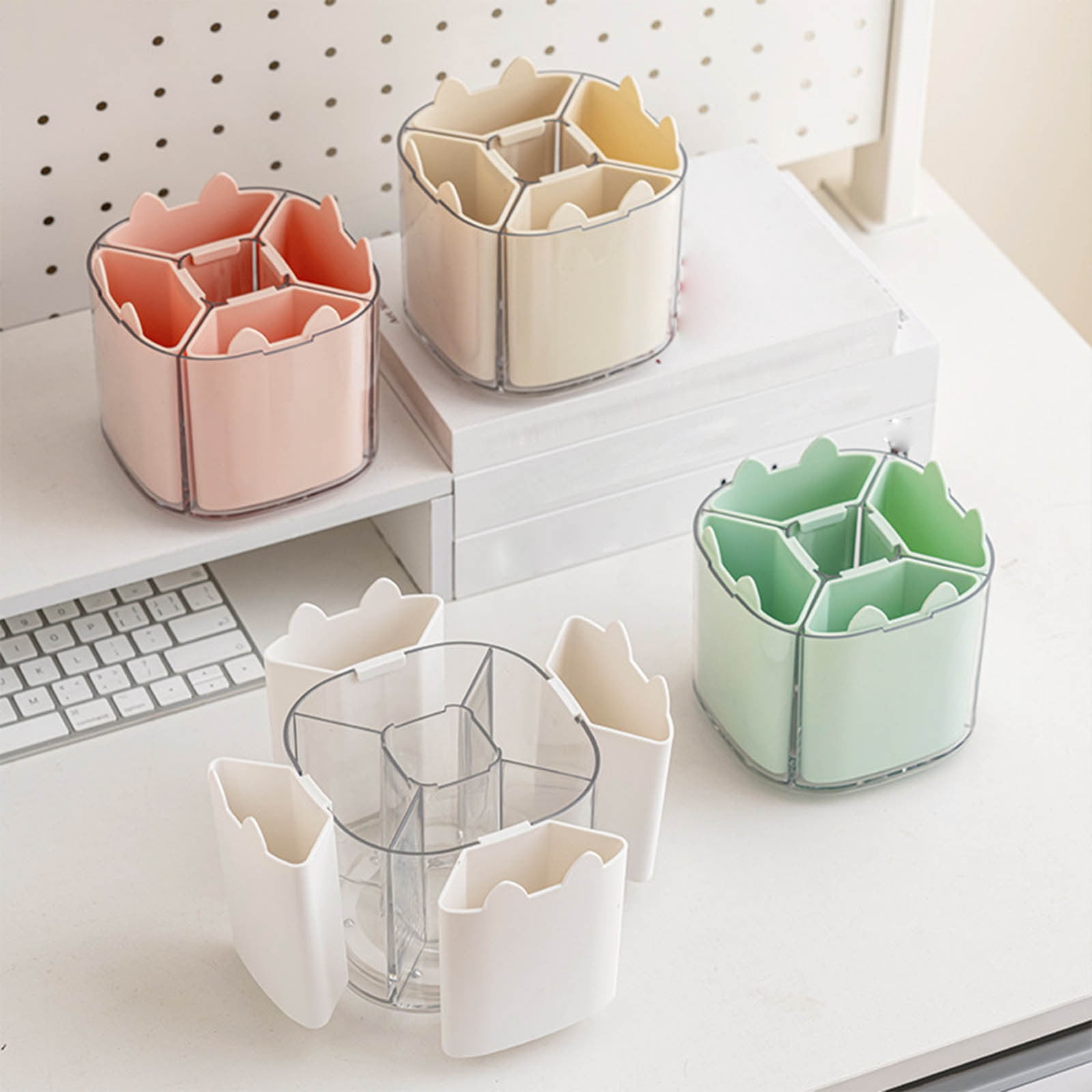 Compact Desk Organizer Multi-Compartment Storage 5+9 Dividers Modern ...