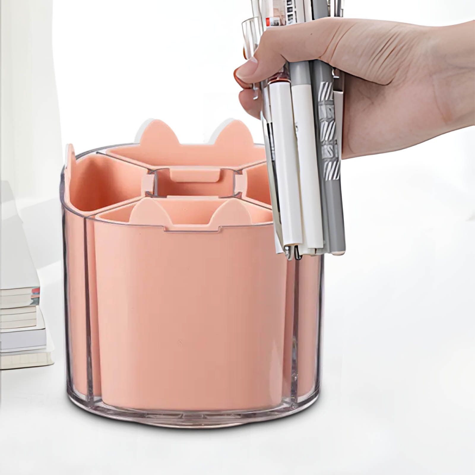 Compact Desk Organizer, Multi-compartment Storage Box, 5 9 Divided ...