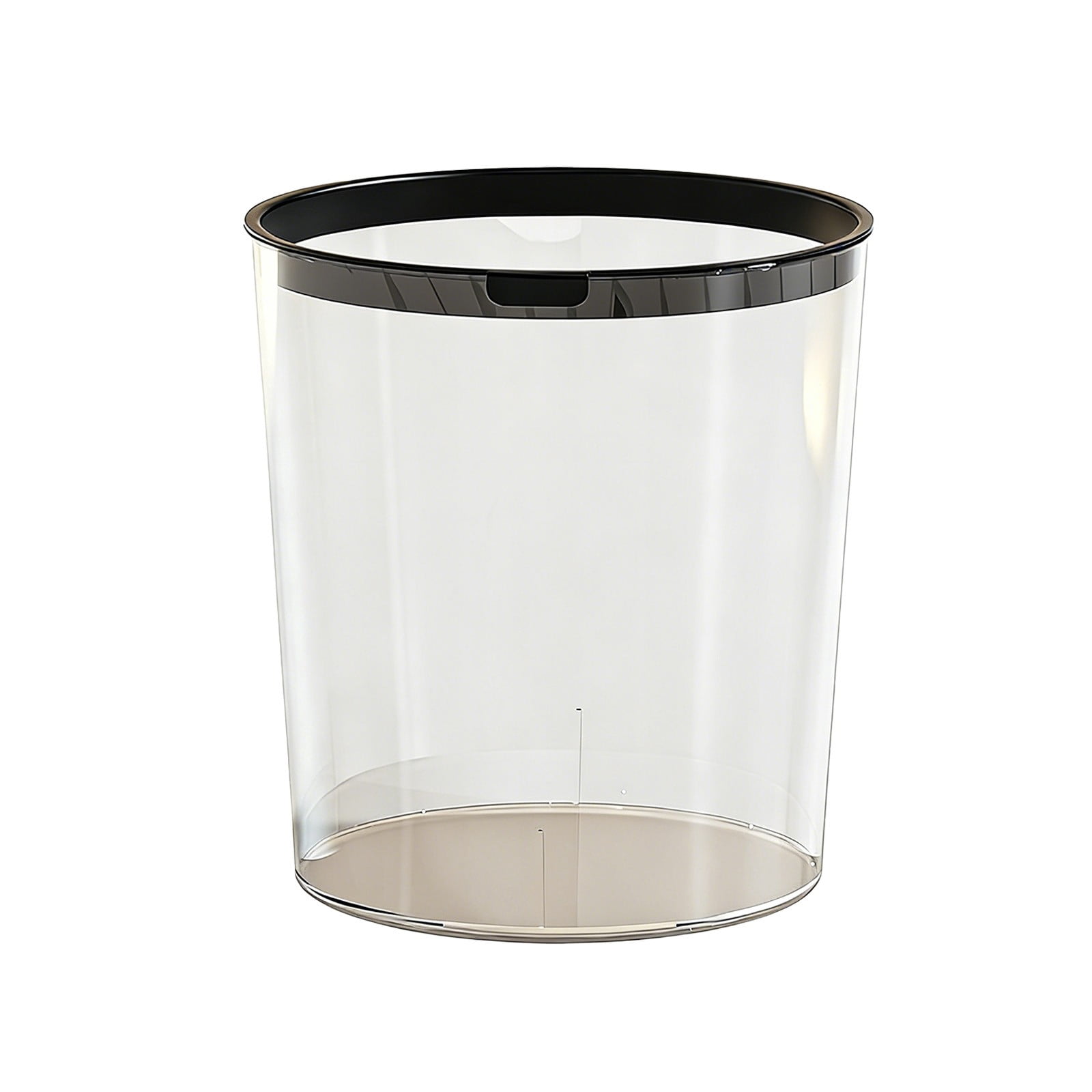 Compact Desktop Trash Can for Home, Office, and Dorm - Sturdy PET Waste ...