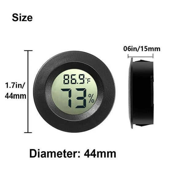 Compact Digital Hygrometer Thermometer for Temperature and Humidity 6 ...