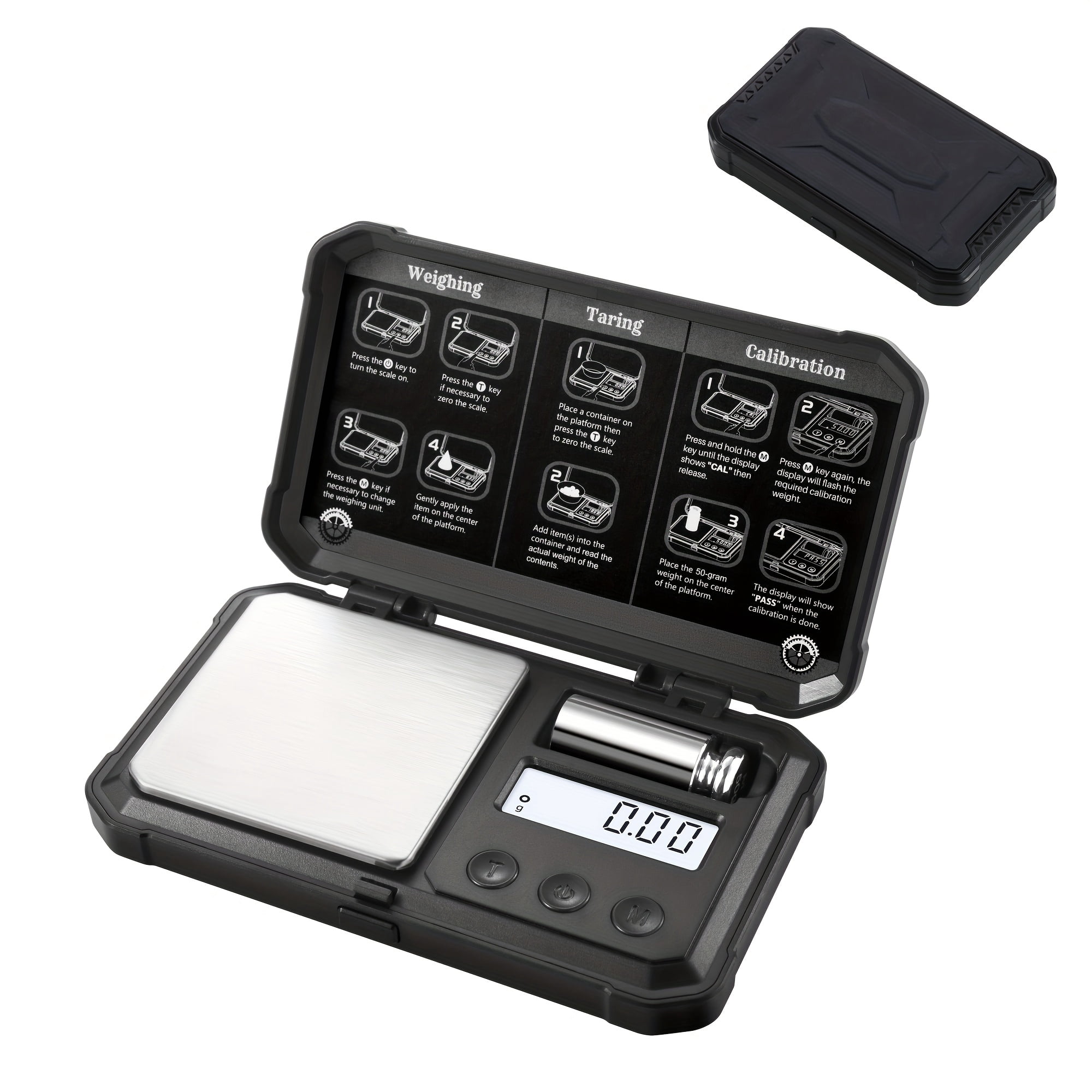 Compact Digital Scale with a Capacity of 1.1 LB And a Precision of 0.0 ...
