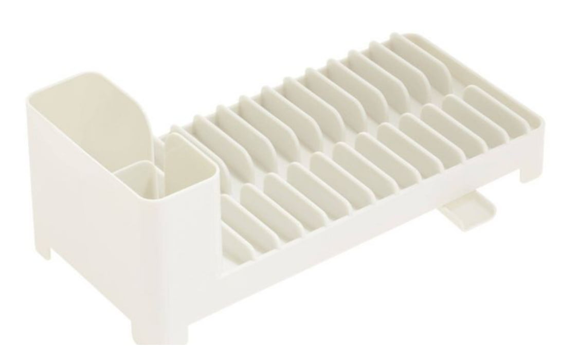 Compact Dish Drainer with Swivel Spout - Walmart.com