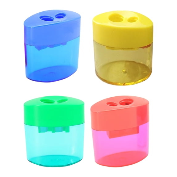 Compact Double Hole Pencil Sharpener for and Crafts - Ideal for ...