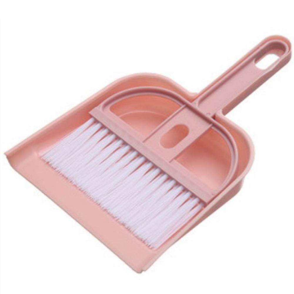 Compact Dustpan Combo Set Desktop Sweeper Garbage Cleaning Shovel Mini ...