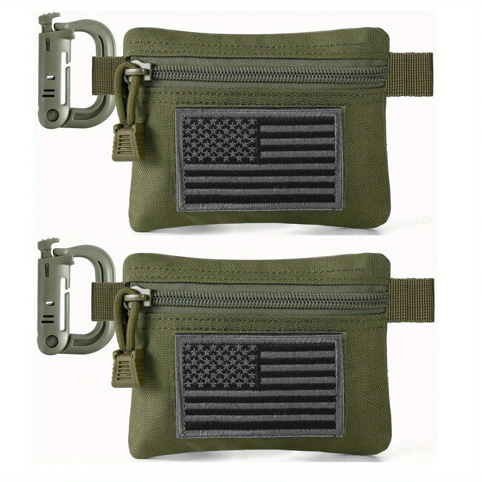Compact EDC Pouches 2 Pack with Molle Attachment for Tools ...