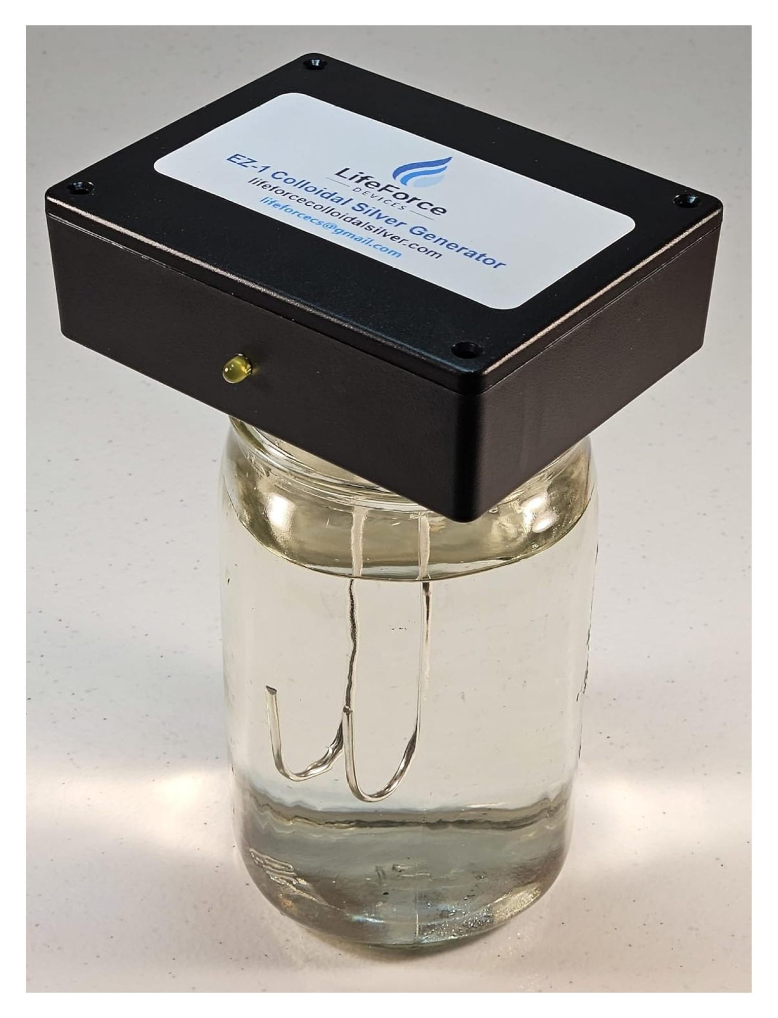 Compact EZ-1 Barebones Silver Generator – Battery-Powered DIY Silver Maker – Portable Kit Makes ...