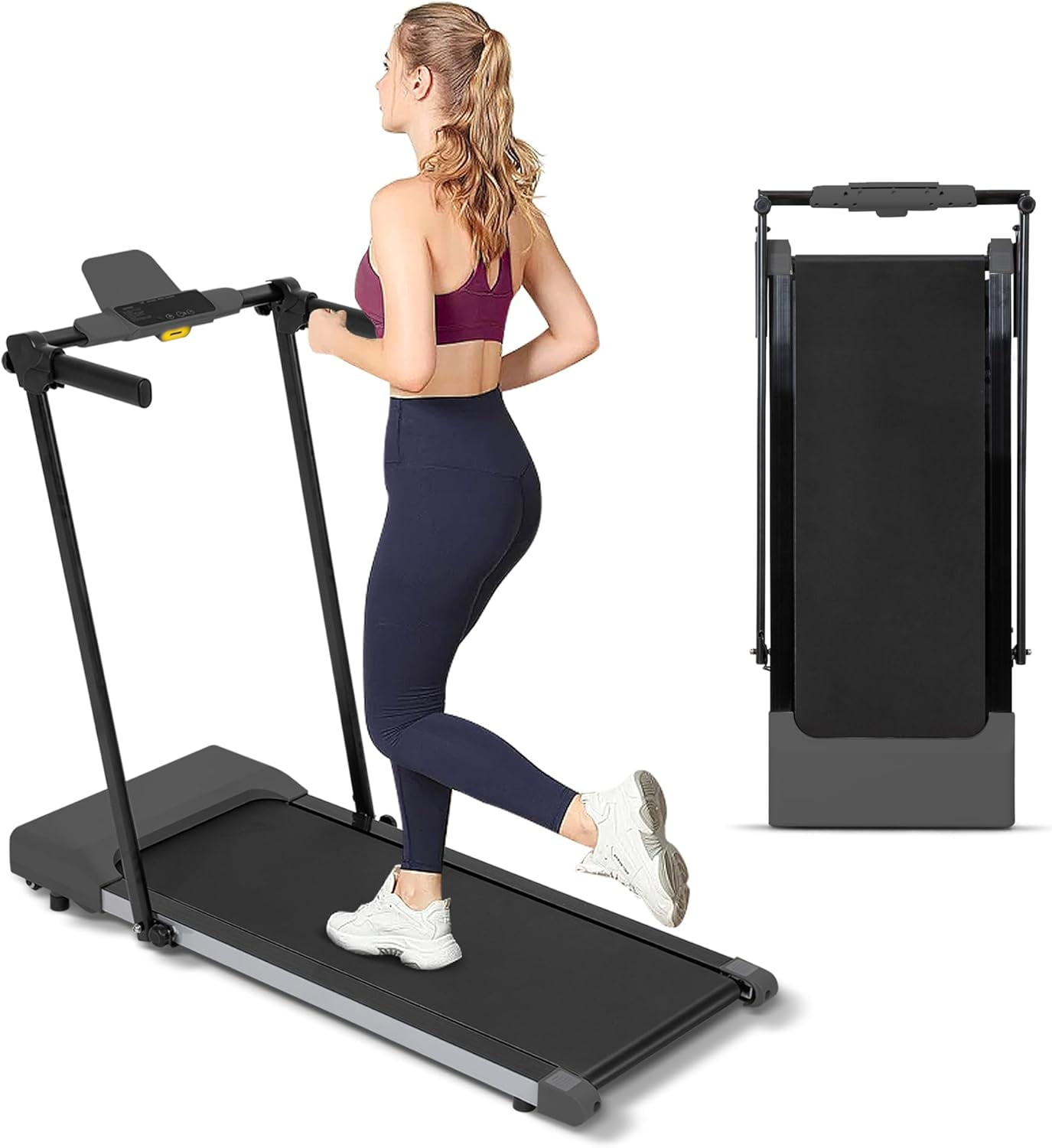 Compact Electric Treadmill – Foldable Design for Home and Office Use ...