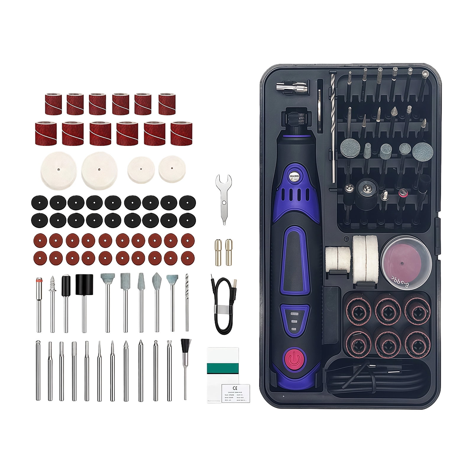 Compact Ergonomic Engraving Machine Set Pack of 88 for Handicraftsman ...