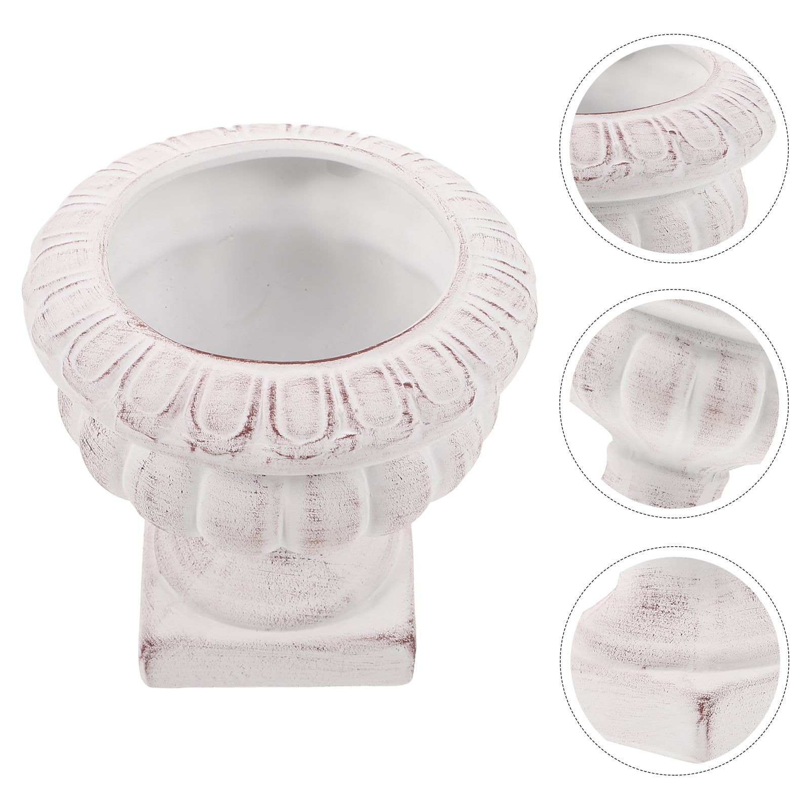 Vintage European Style Compact Flower Pot Small Decorative Road Guide ...