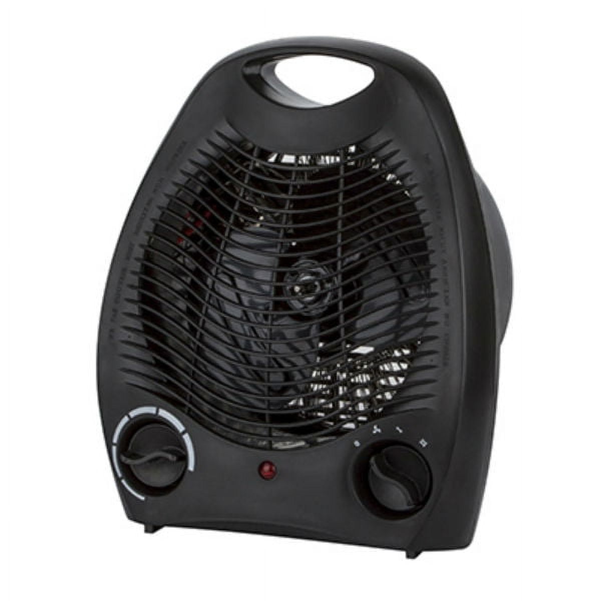 Compact Fan Heater, Black, 2 Settings, 1500w, Ningbo, FH03 - Walmart.com