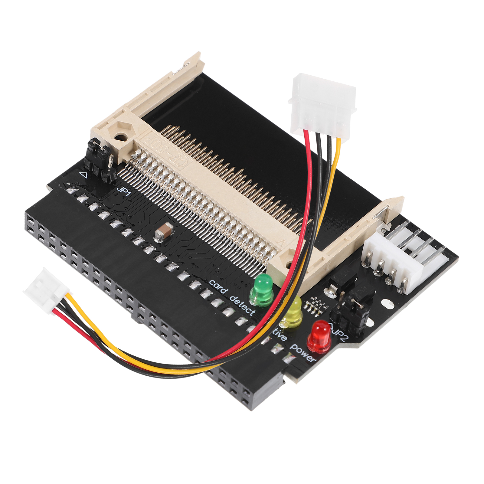 Compact Flash CF I /II to 3.5 Inch HDD Adapter with 3 LED (Black Color ...