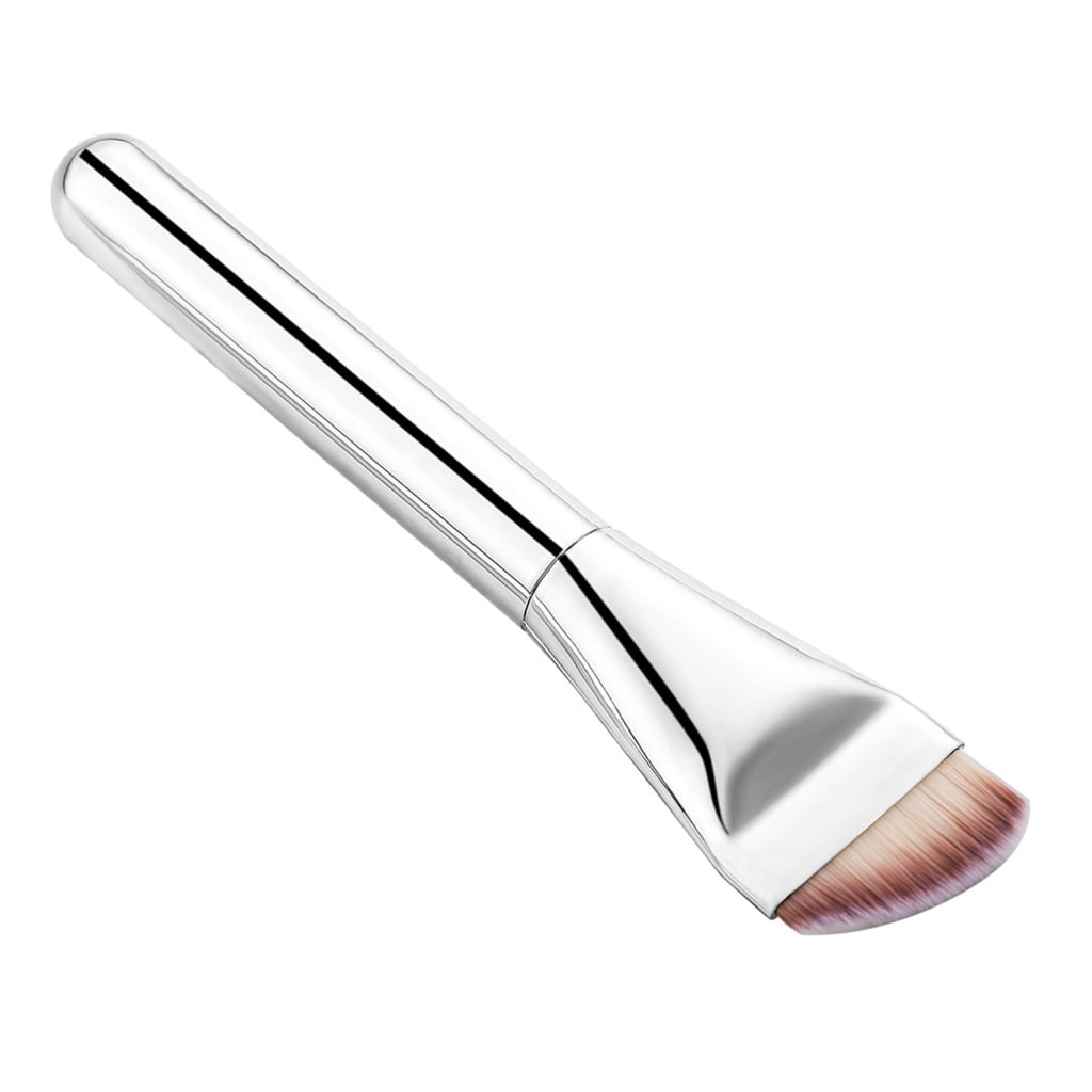 Compact Flat Makeup Brush For Stylish Coverage Skin Friendly Synthetic ...