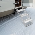 Compact Foldable RV Step Stool, Sturdy Lightweight Ladder with Hex ...