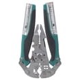Compact Foldable Wire Stripping Cable Crimping Pliers Cutter Hand Tool ...