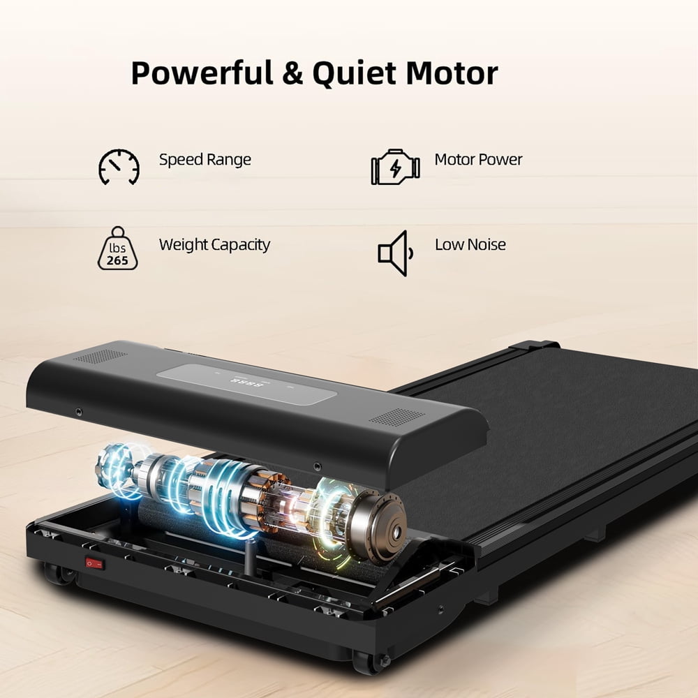 Compact and Foldable XNGGNG Portable Under Desk Treadmill with ...