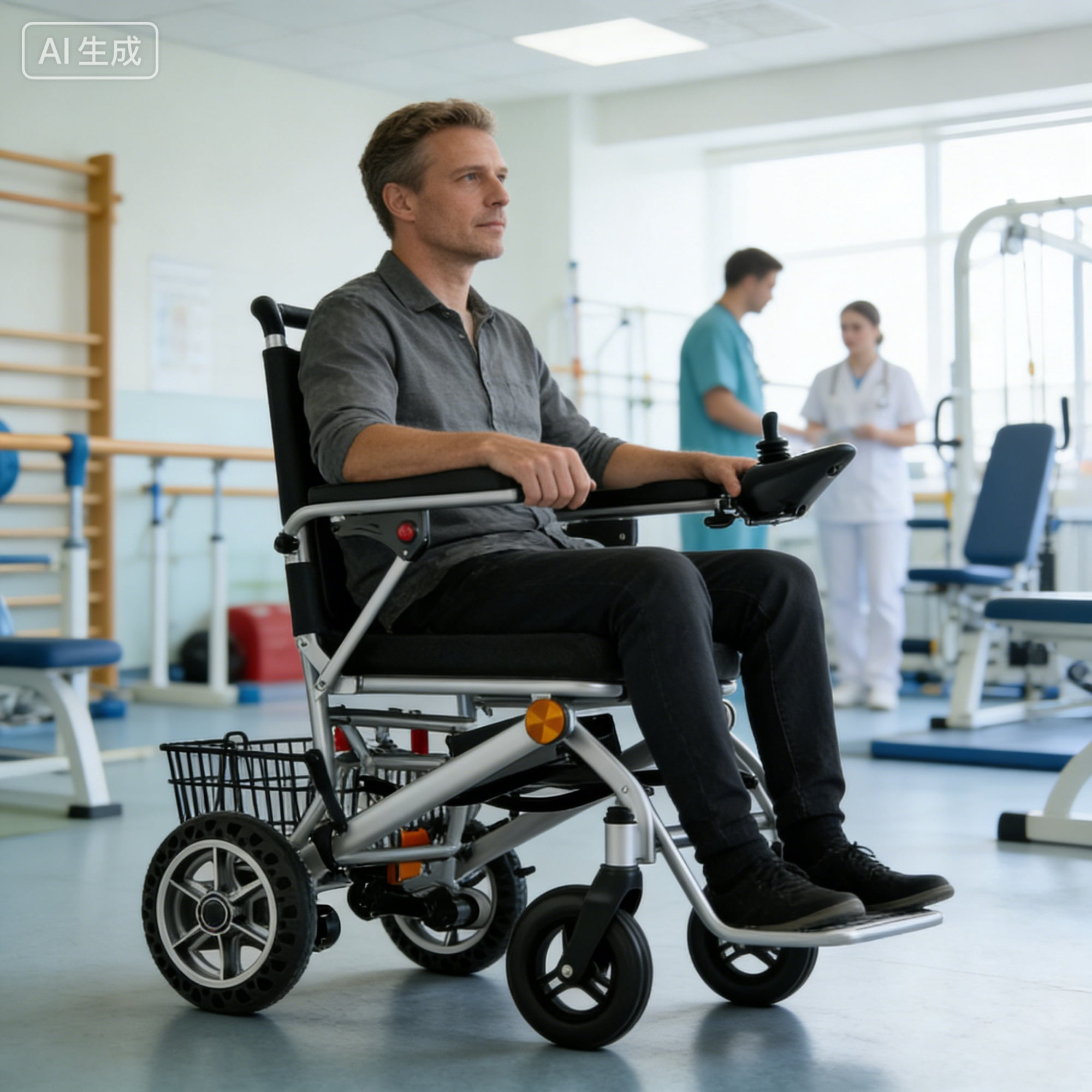 Compact Folding Electric Wheelchair for Adults - Lightweight All ...