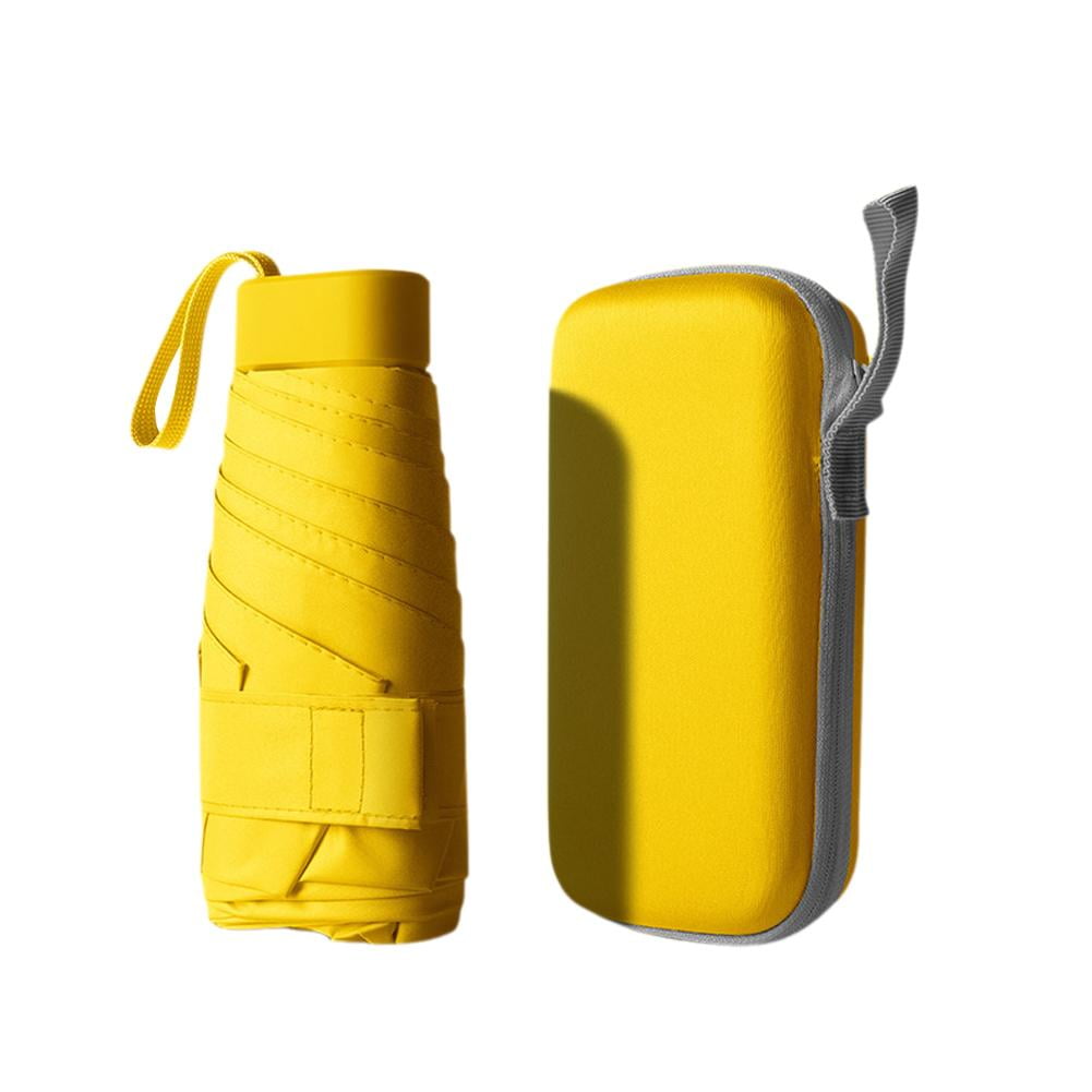 Compact Folding Umbrella, 8x4x2 in, Blocks UV Rays for Sun Protection ...