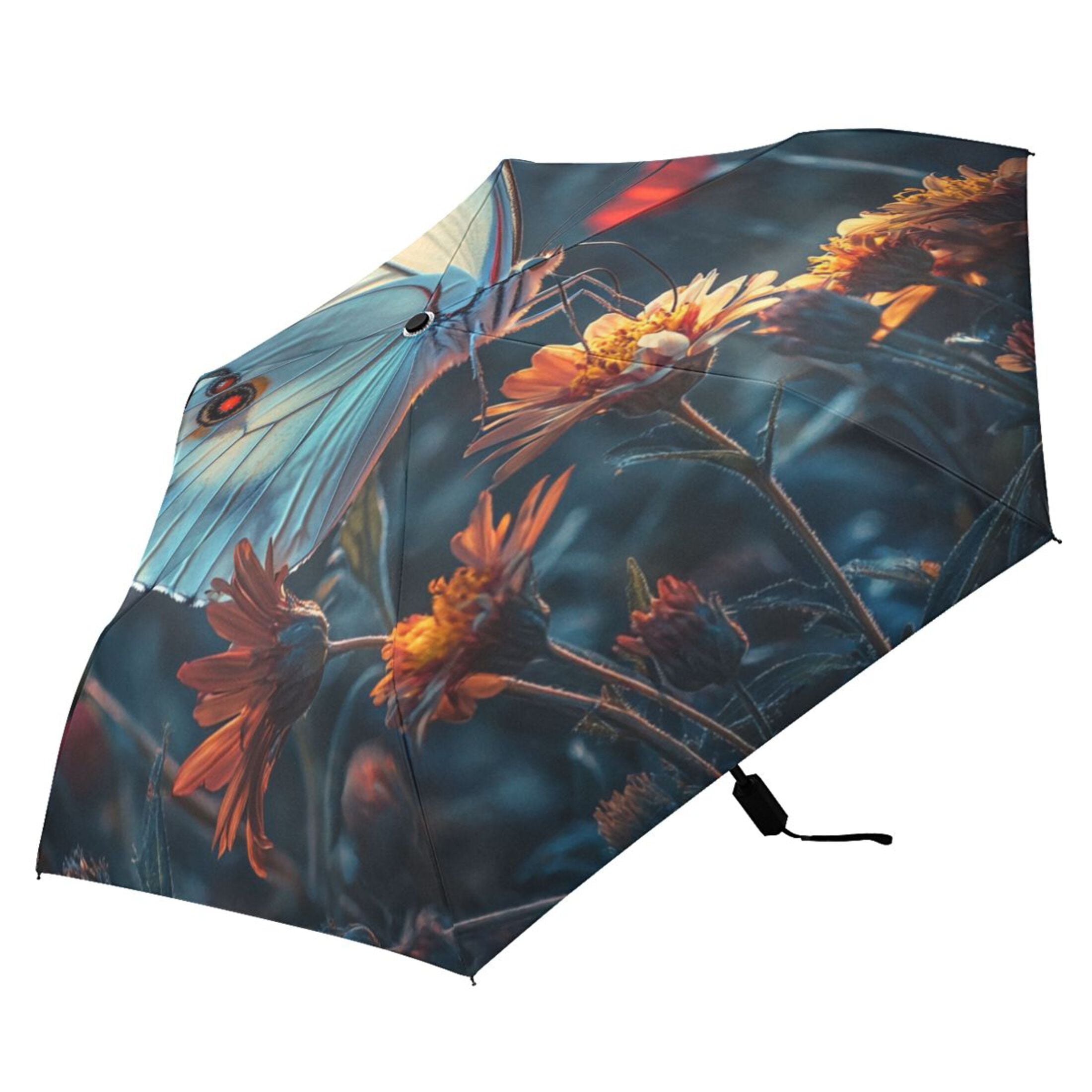 Compact Folding Umbrella for Rain Windproof Travel Umbrella for Sun ...