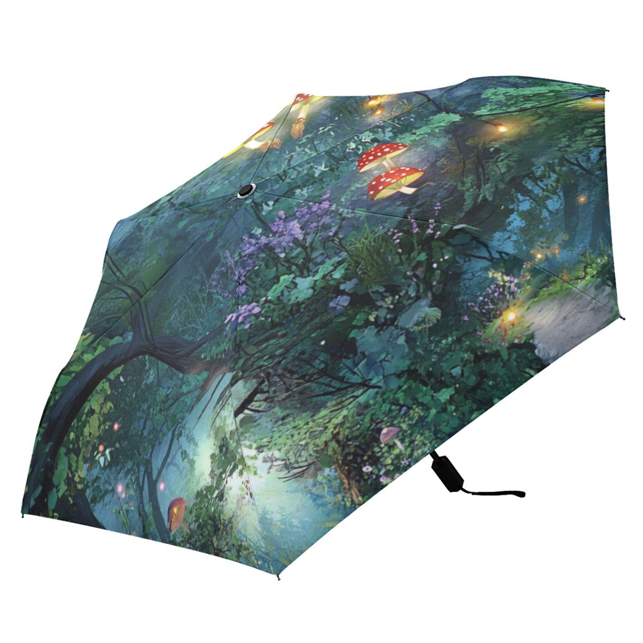 Compact Folding Umbrella for Rain Windproof Travel Umbrella for Sun ...