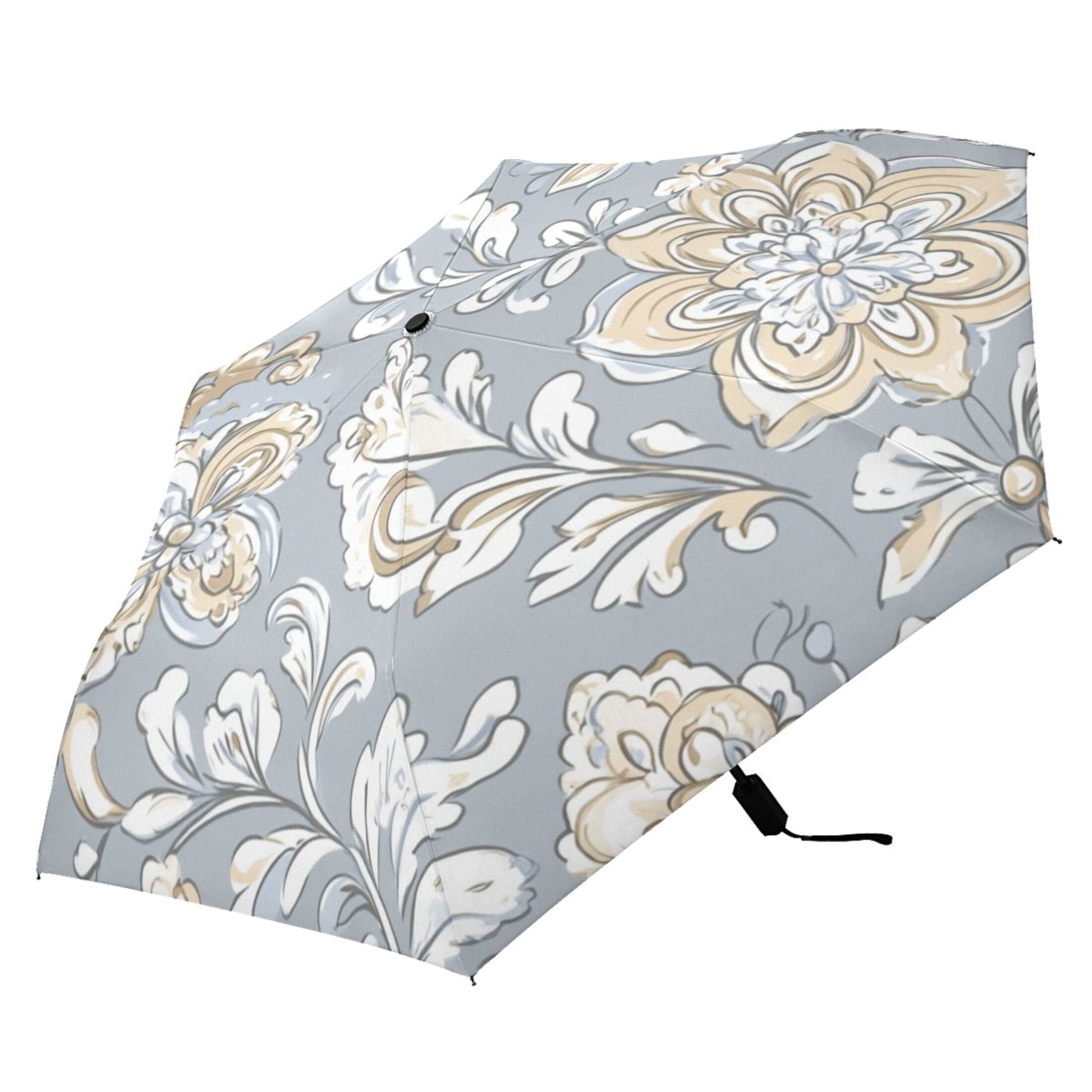 Compact Folding Umbrella for Rain Windproof Travel Umbrella for Sun ...