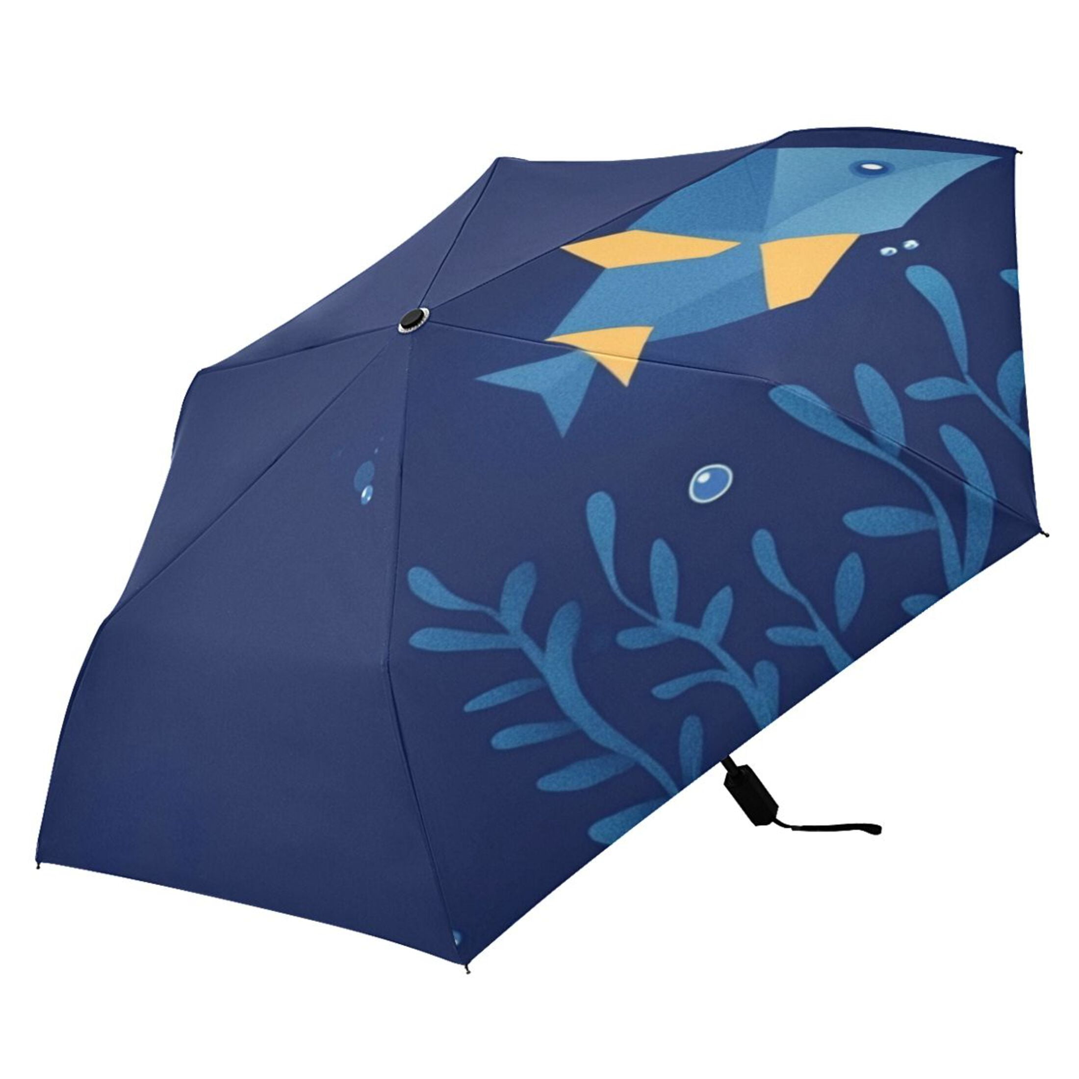 Compact Folding Umbrella for Rain Windproof Travel Umbrella for Sun ...