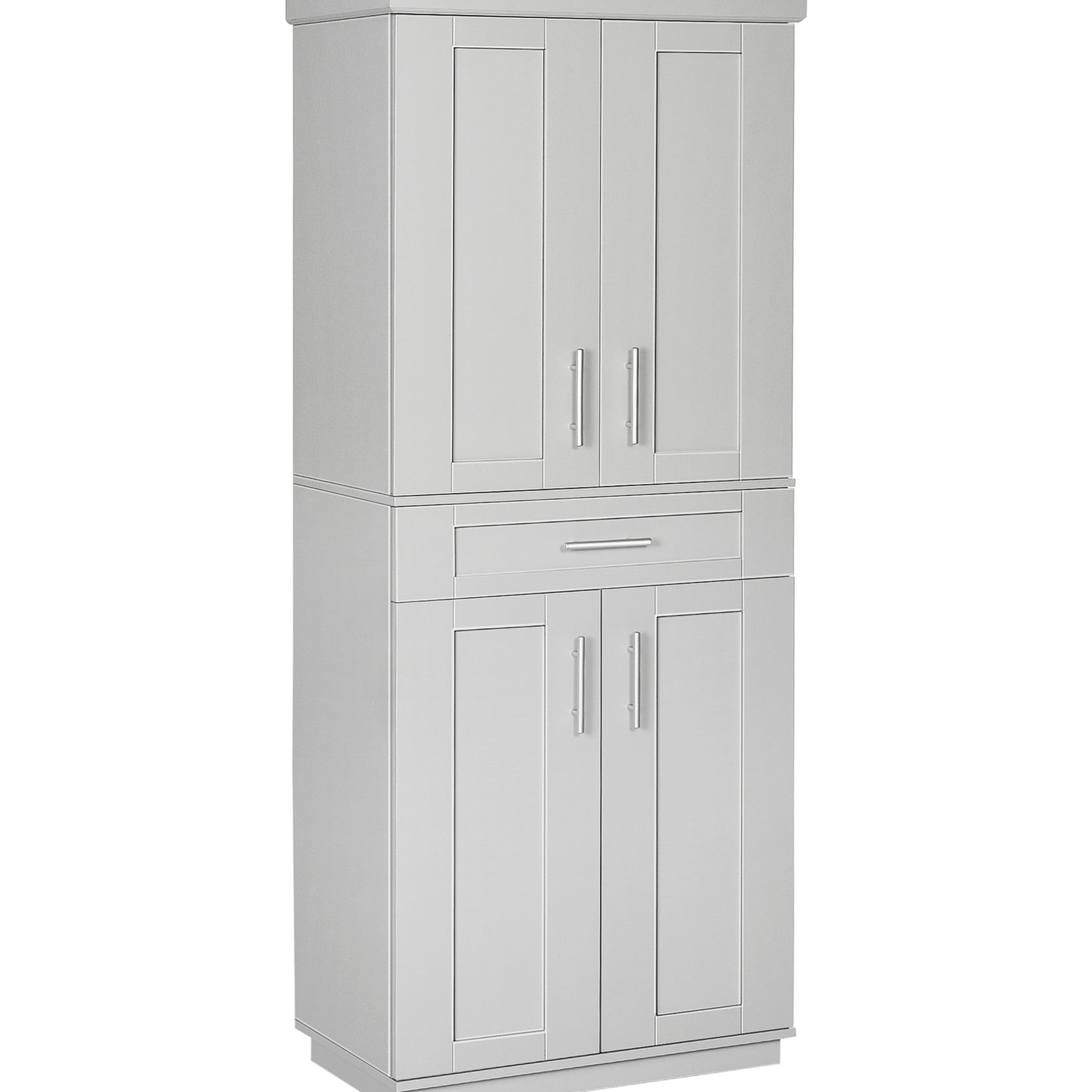 Compact Grey Storage Cabinet | Used for Kitchen Plates and Study ...