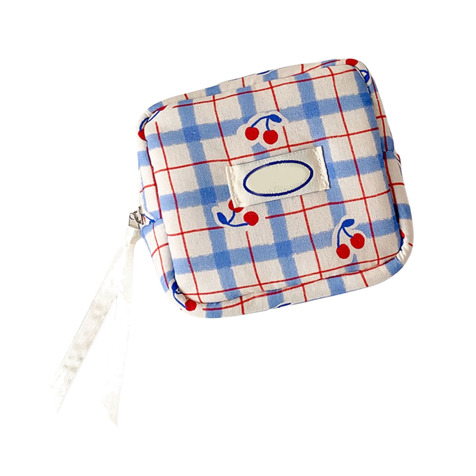 Compact Grids Fruit Pattern Storage Organized Pouches For Cosmetics ...