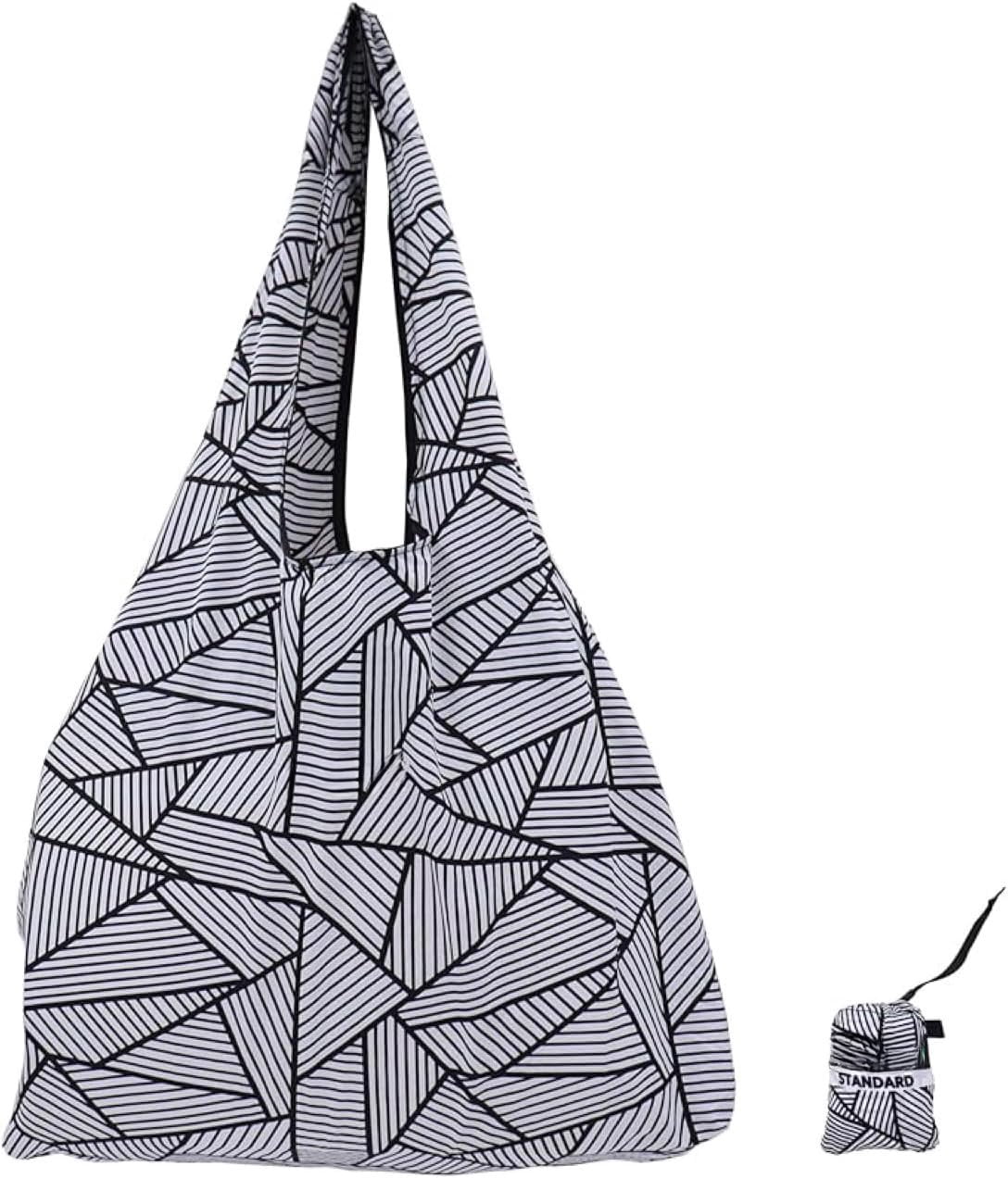 Compact Grocery Tote Bag - Lightweight, Foldable & Packable Shopping ...