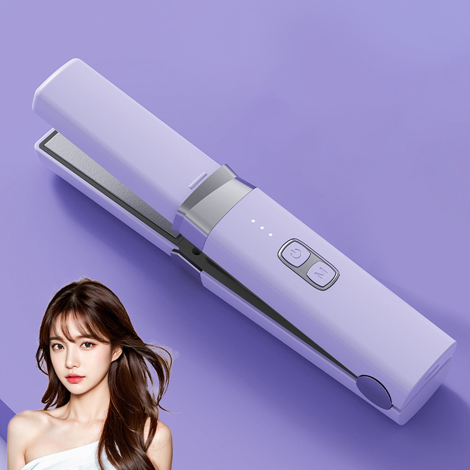 Compact Hair Styling Tool Function Straightener Curler With Fast ...