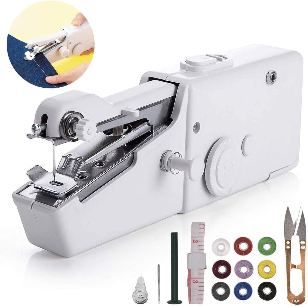 Compact Handheld Sewing Machine, Portable Sewing Tool for Quick ...