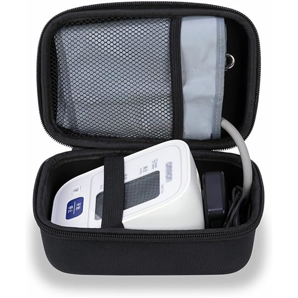 Compact Hard Shell Case for Blood Pressure Monitor, Compatible with ...