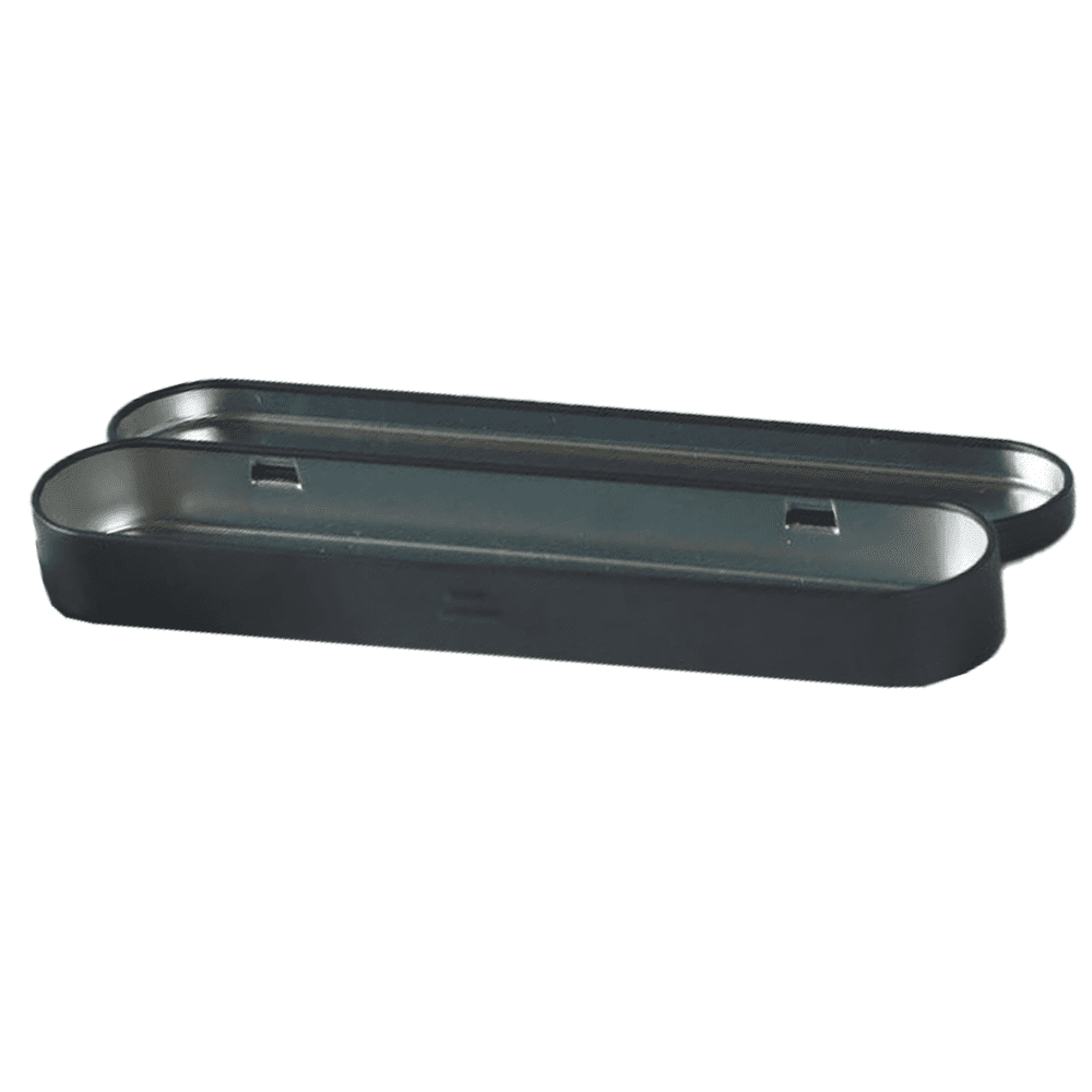 Compact Hinged Tin for Pencils & Brush Storage Metallic Mini Pen Case ...