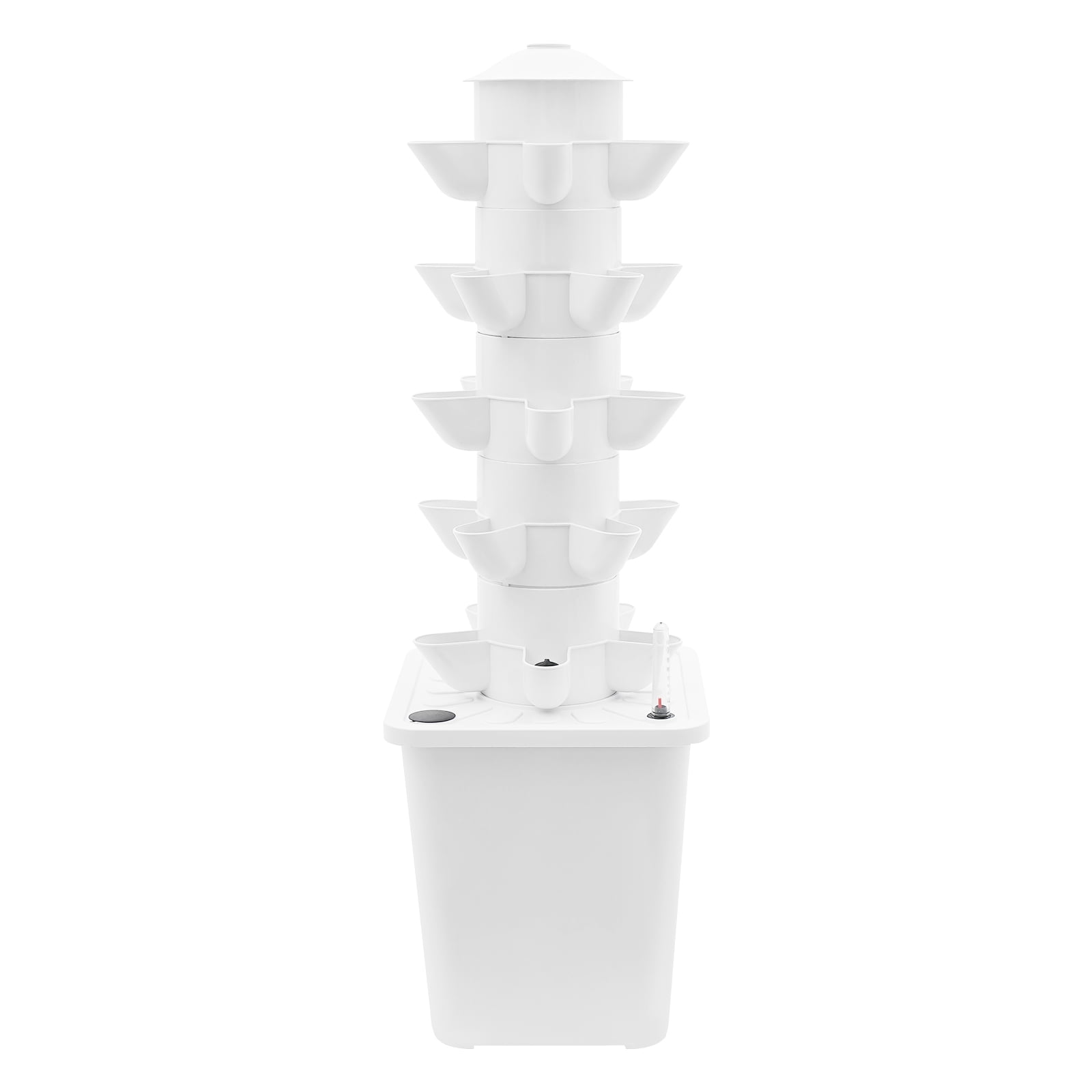 Compact Hydroponic Growing System with 5 Tiers, 25 Planting Spaces, and ...