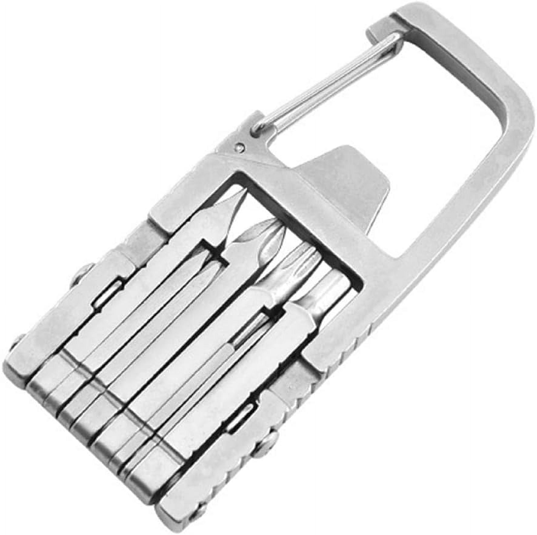 Compact Keychain Folding Multitool 12-in-1 Bottle Opener Practical ...