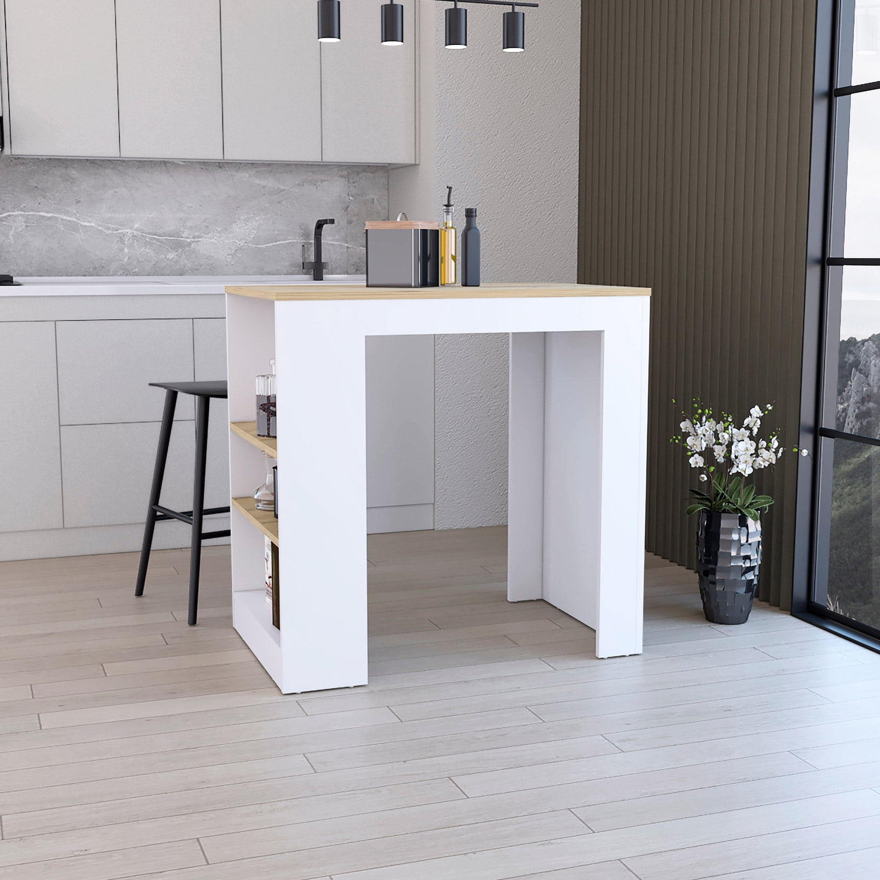 Compact Kitchen Island, Modern Design - Fit Well in Small Kitchens ...