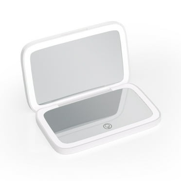 Impressions Vanity TouchUp 2.0 LED Compact Mirror with Magnification ...