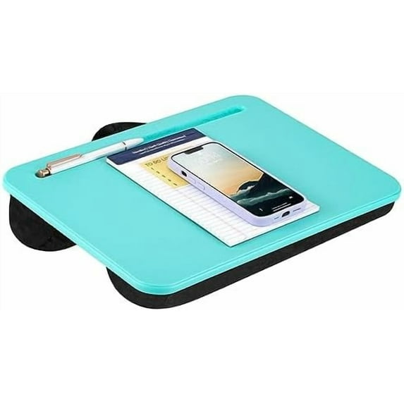 Compact Lap Desk - Fits up to 15 Inch Laptops - Aqua Sky - Style No ...