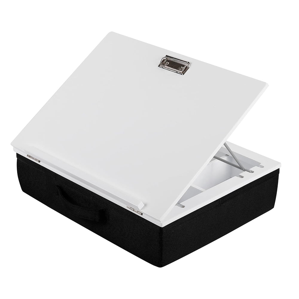 Compact Lap Desk, Laptop and Writing Desk, Storage Office Table with ...