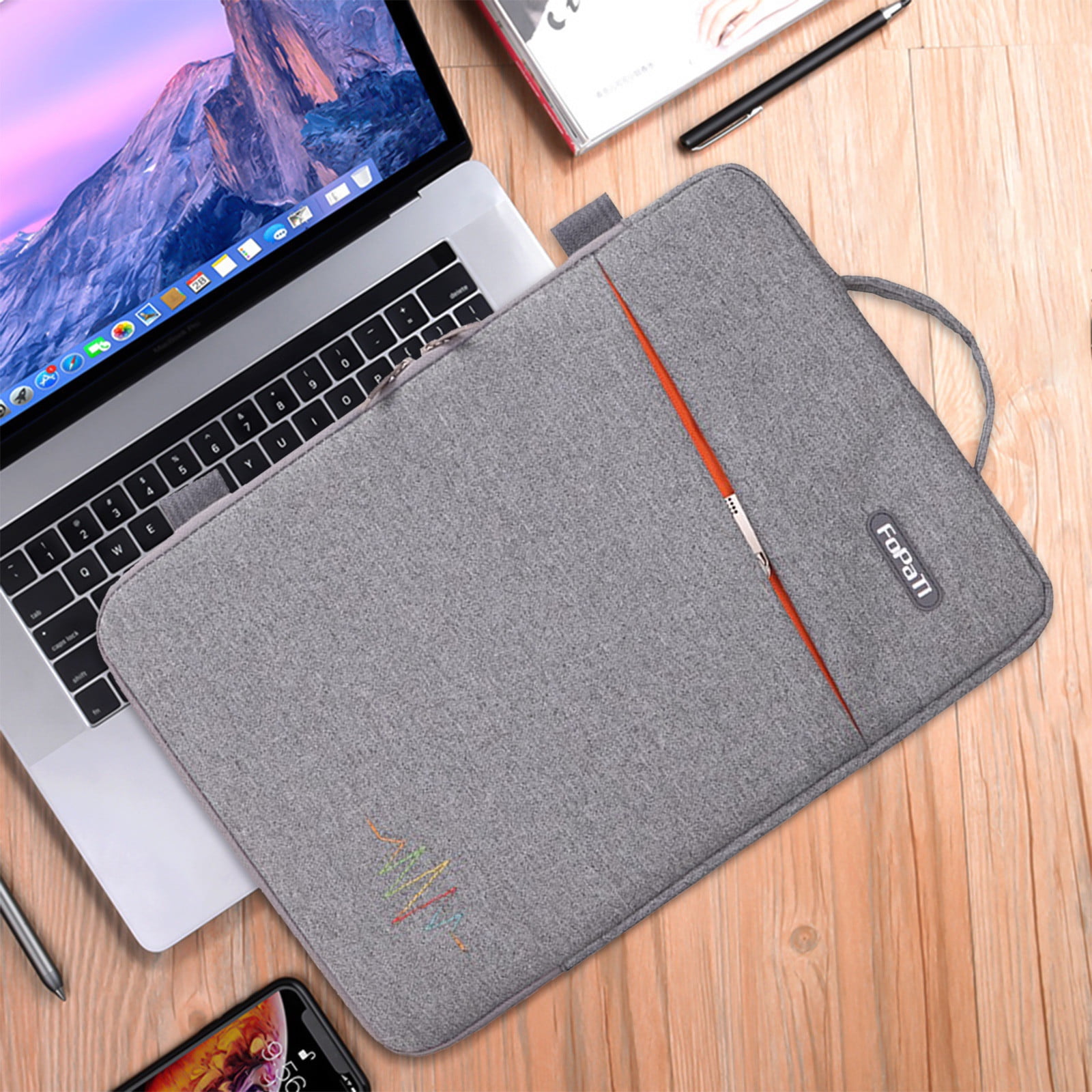 Compact Laptop Bag, 12-14.1 Inch Computer Case, Waterproof Slim Design ...