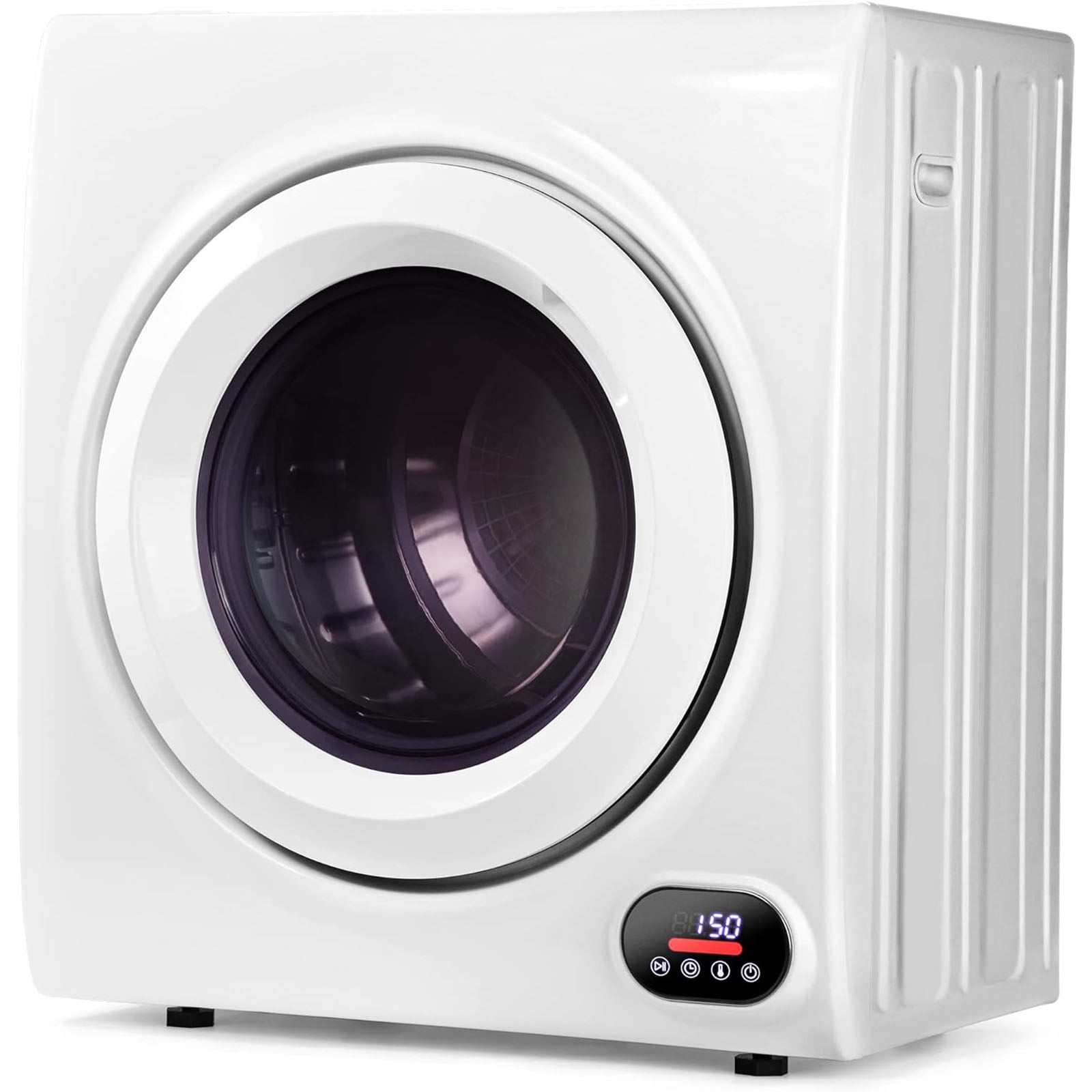 Compact Laundry Dryer, 3.5 cu ft Front Load Stainless Steel Clothes ...