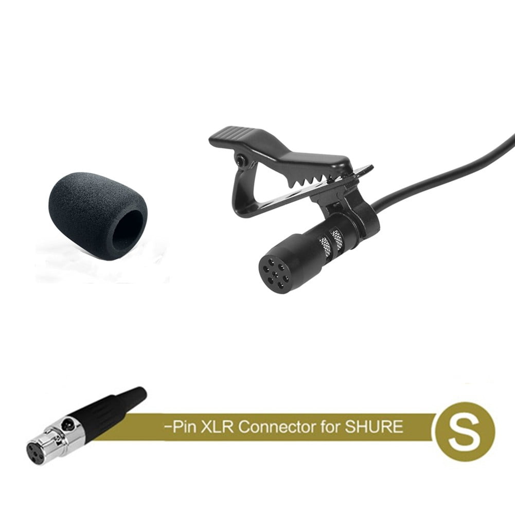 Compact Lavalier Lapel Microphone for Wireless Systems with 3.5mm and ...