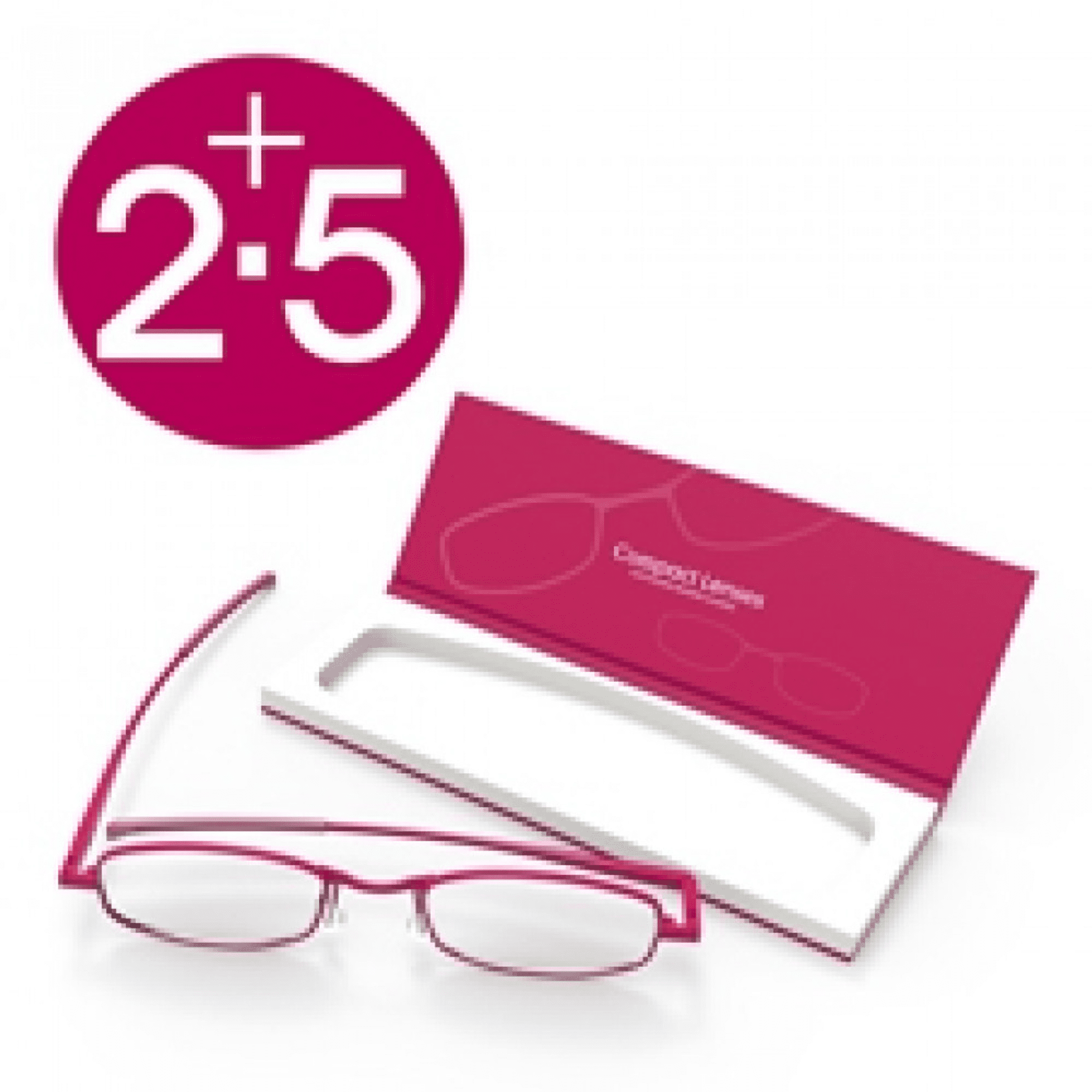 Compact Lenses[ Berry /2.5 ] - Walmart.com