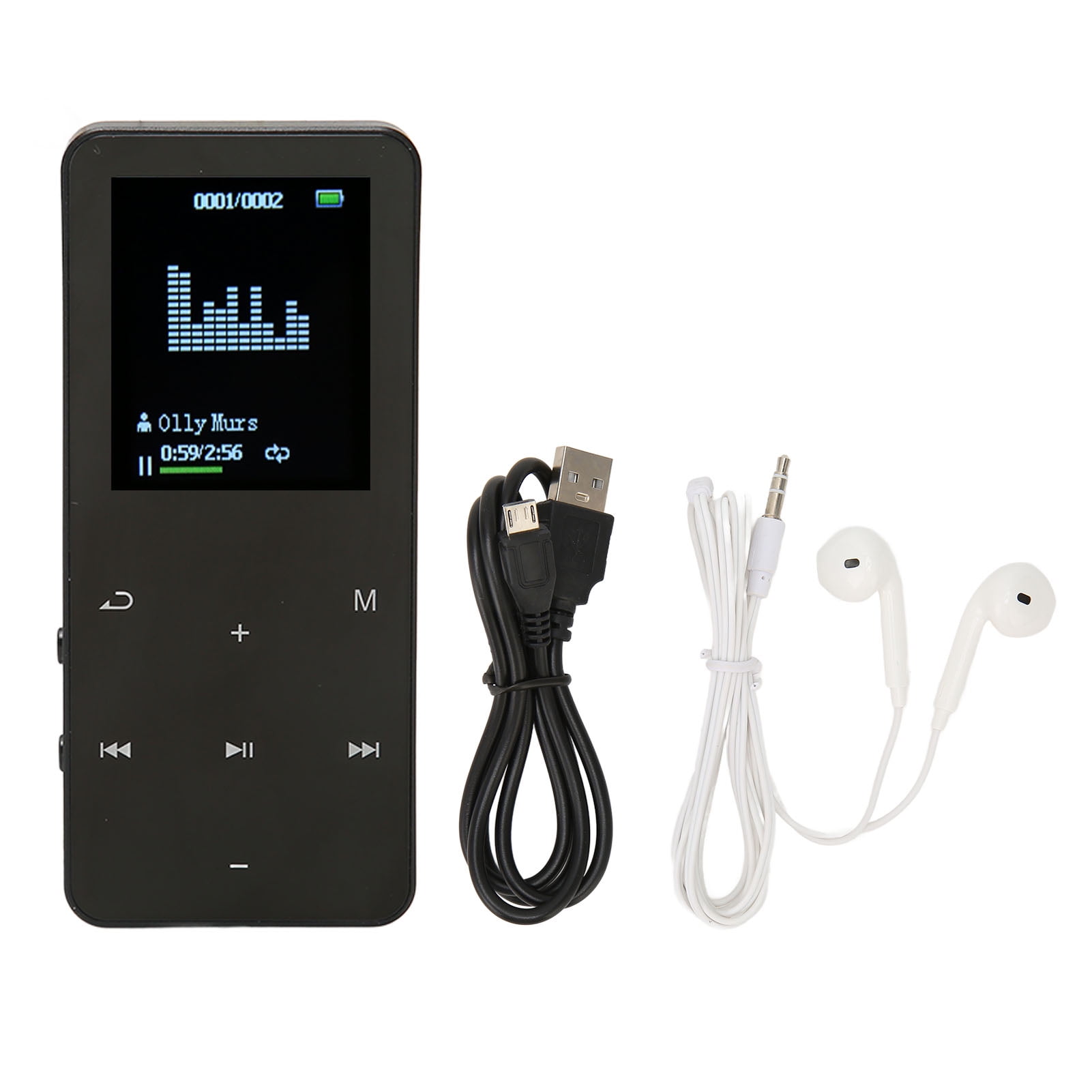 Compact MP3 Player With 1.8" Screen, Supports MP3, WAV More, Built,in ...