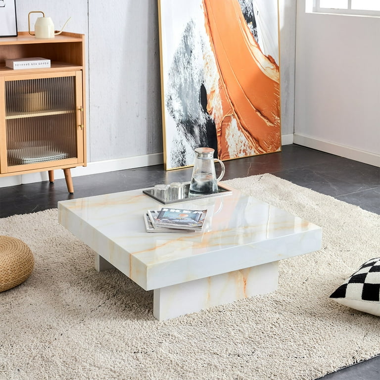 Square Center Table Designs Churanty Square Coffee Table With 4