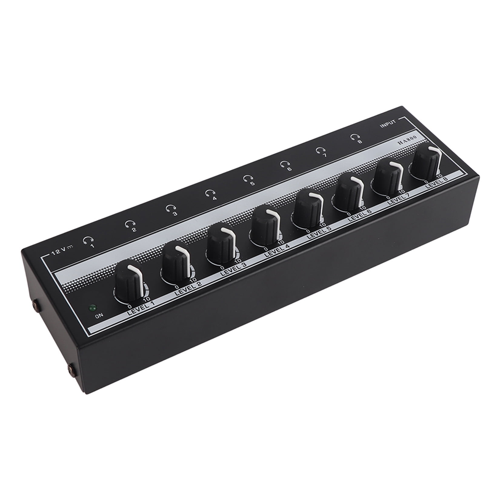 Compact Metal Amplifier: 8 Outputs 1 Input, Independent Volume Control ...