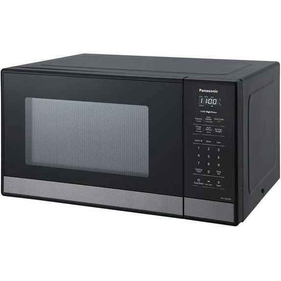 Compact Microwave, 0.9 Cubic Feet, 900W of High Power for Fast, Even ...