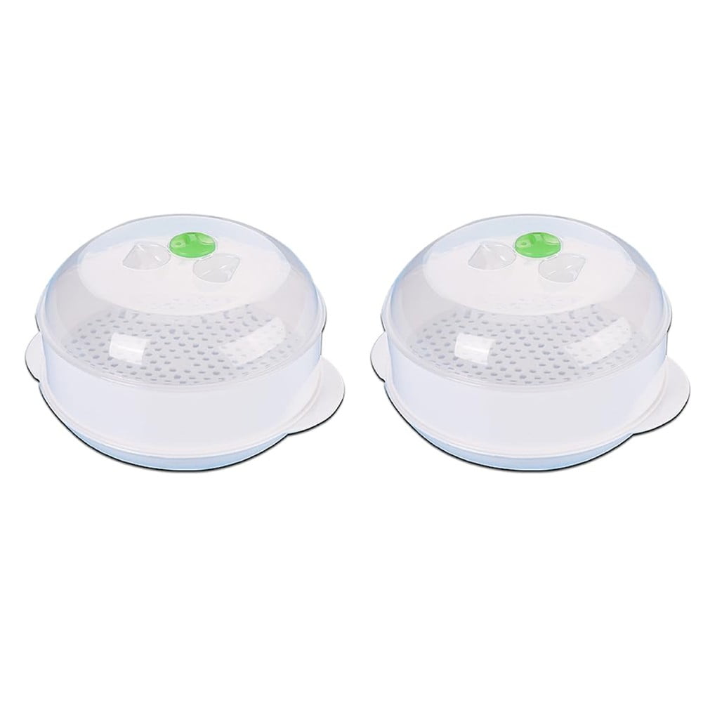 Compact Microwave Food Steamer 21x21x12cm Kitchen Tool for Healthy ...